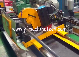 China HF pipe line welded tube HSS/TCT saw cold cut flying saw machine supplier